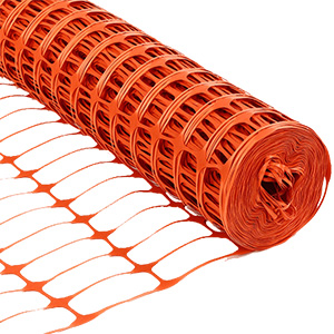 Orange Site Fencing - 1m x 50m | FTH Hire Group
